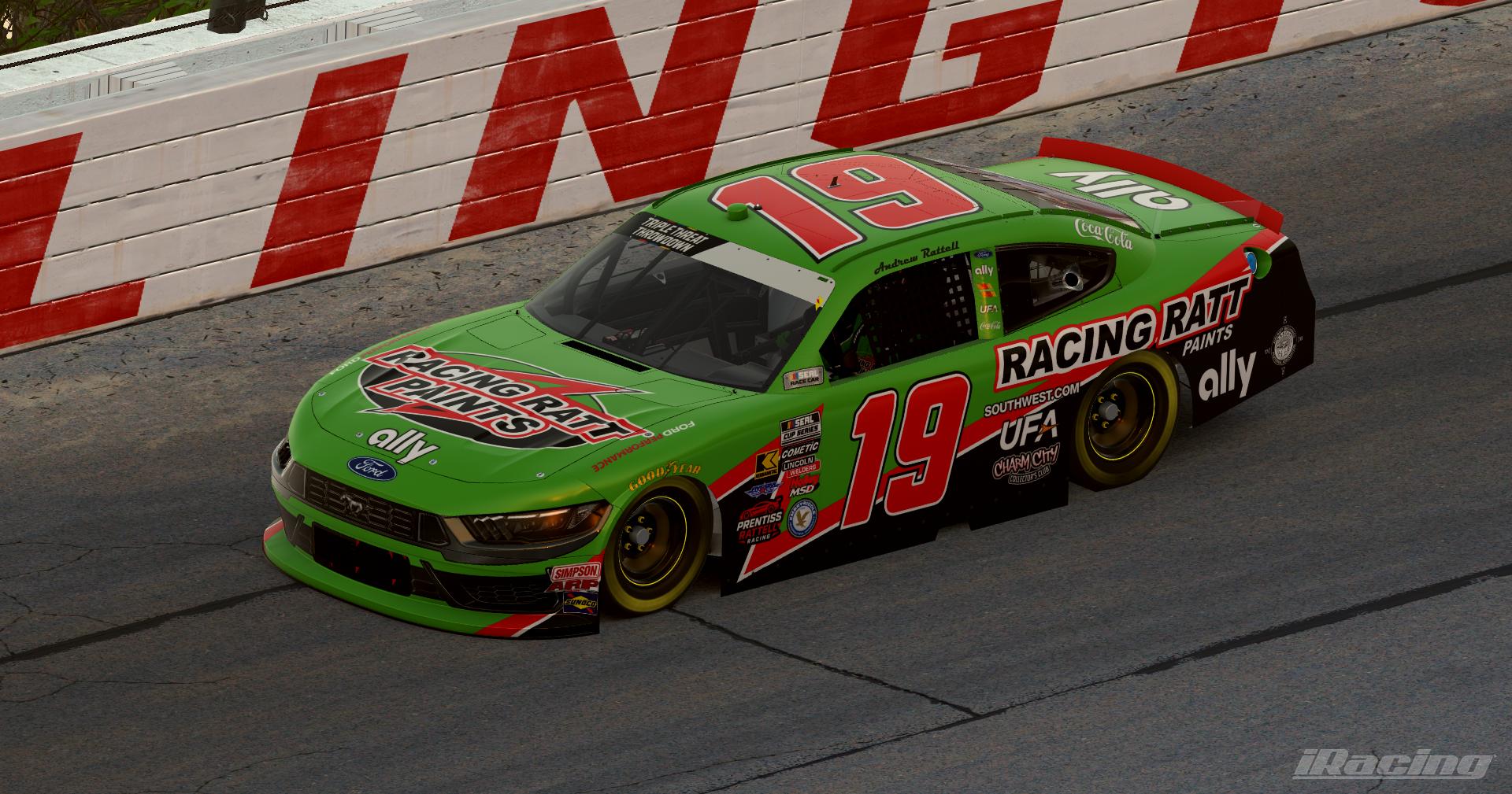 #19 "Bobby Labonte throwback" Racing Ratt Paints Xfinity Ford Mustang ...