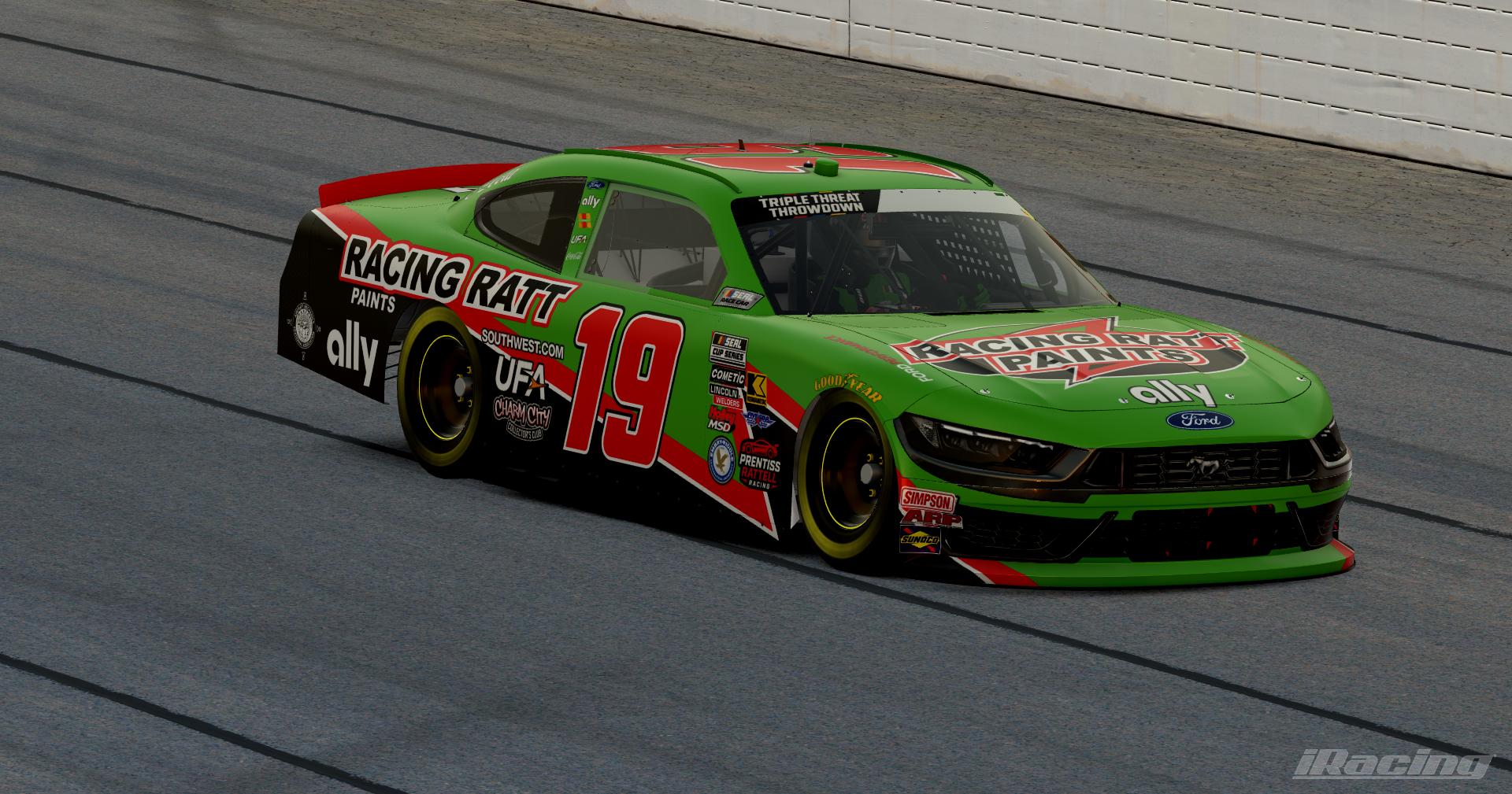 #19 "Bobby Labonte throwback" Racing Ratt Paints Xfinity Ford Mustang ...
