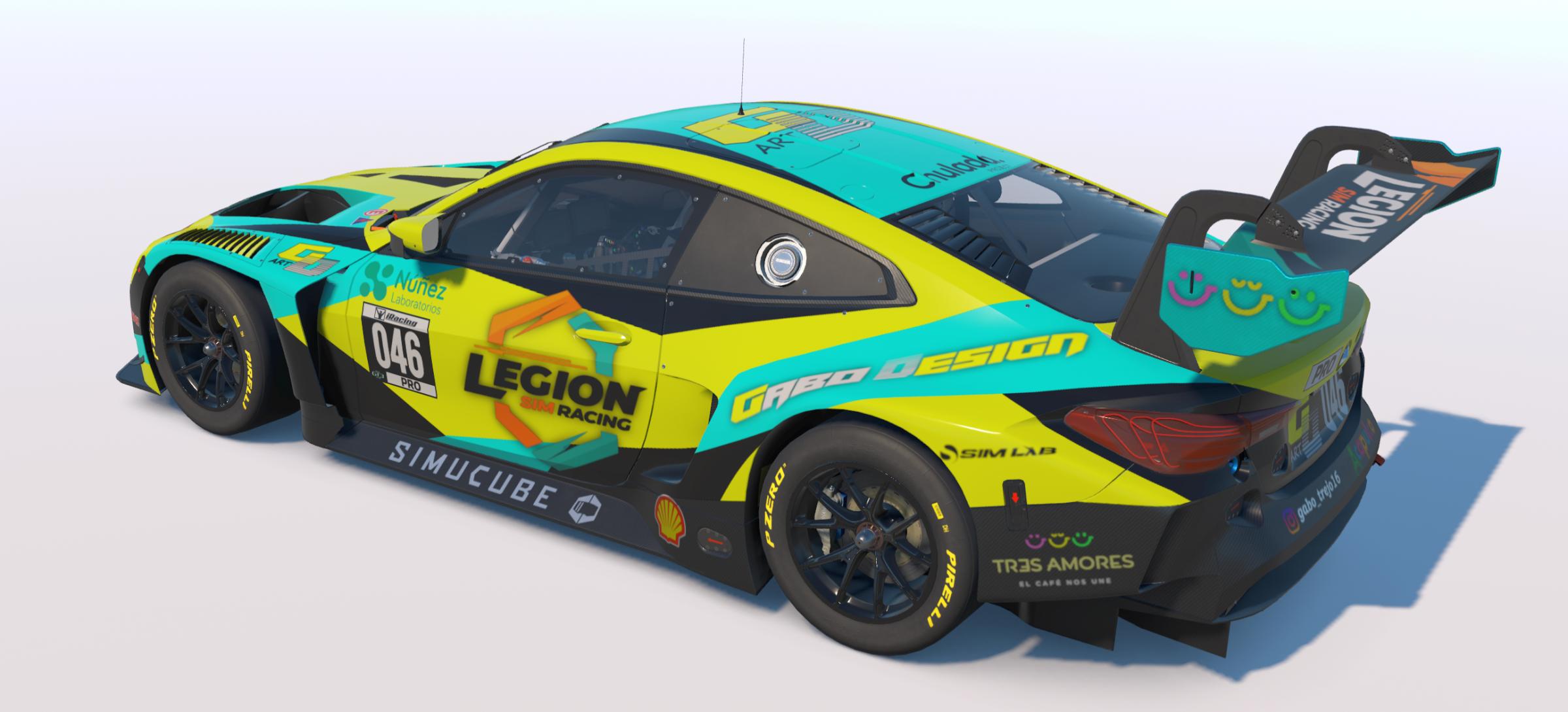 Legion Sim Racing Yellow Suzuka 1000km by Gabriel Trejo C. - Trading Paints