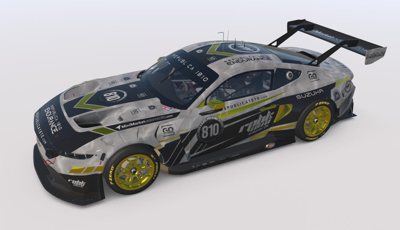 REPUBLICA 1810 Ford Mustang GT3 Suzuka by Gary OteroB - Trading Paints