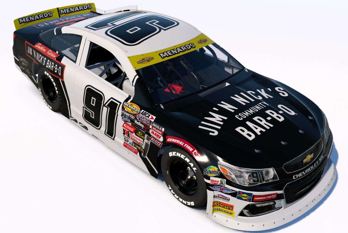 Jim N Nicks ARCA Chevy by Jared S. - Trading Paints