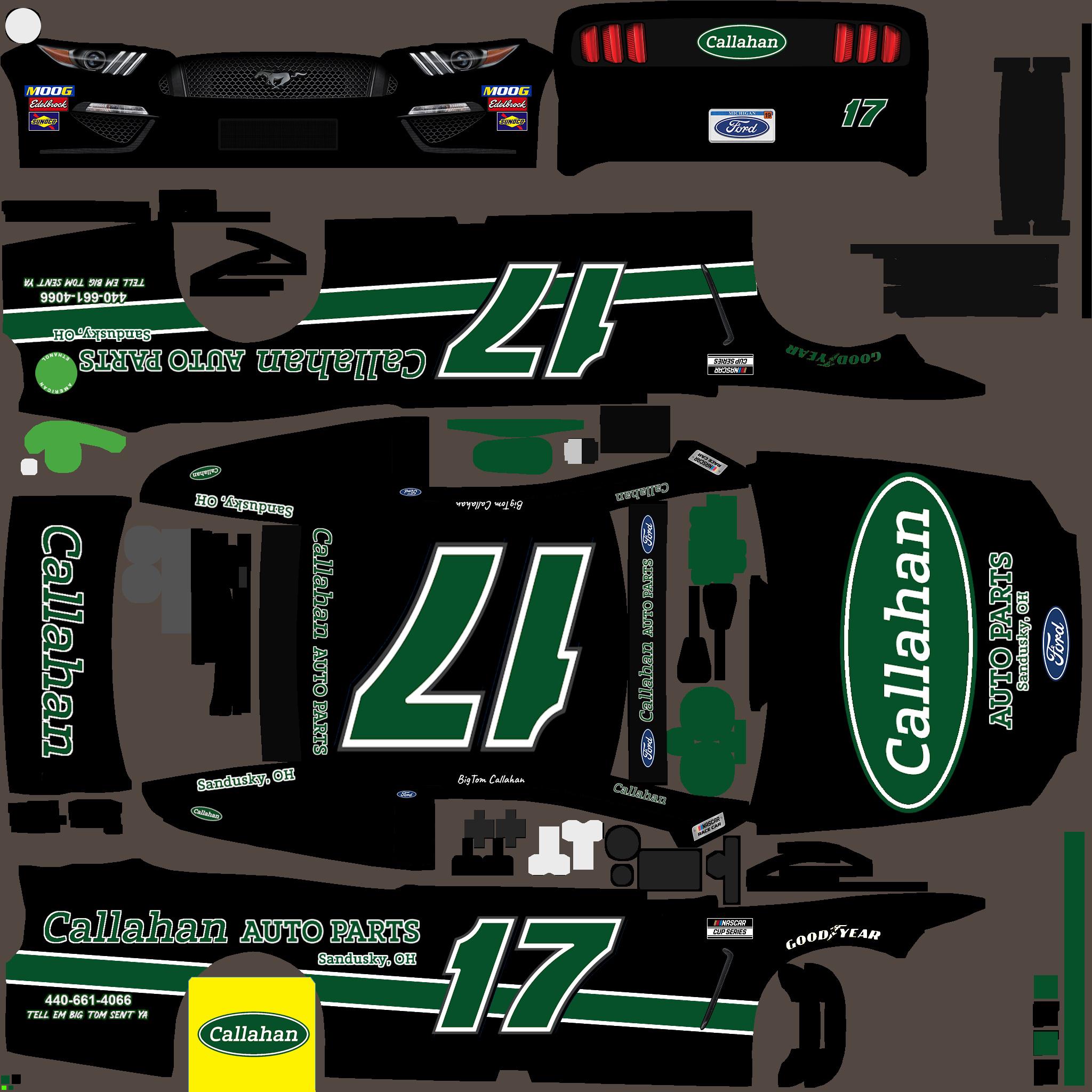 Callahan Auto Parts Ford Mustang - Gen 6 by JW Salyers - Trading Paints