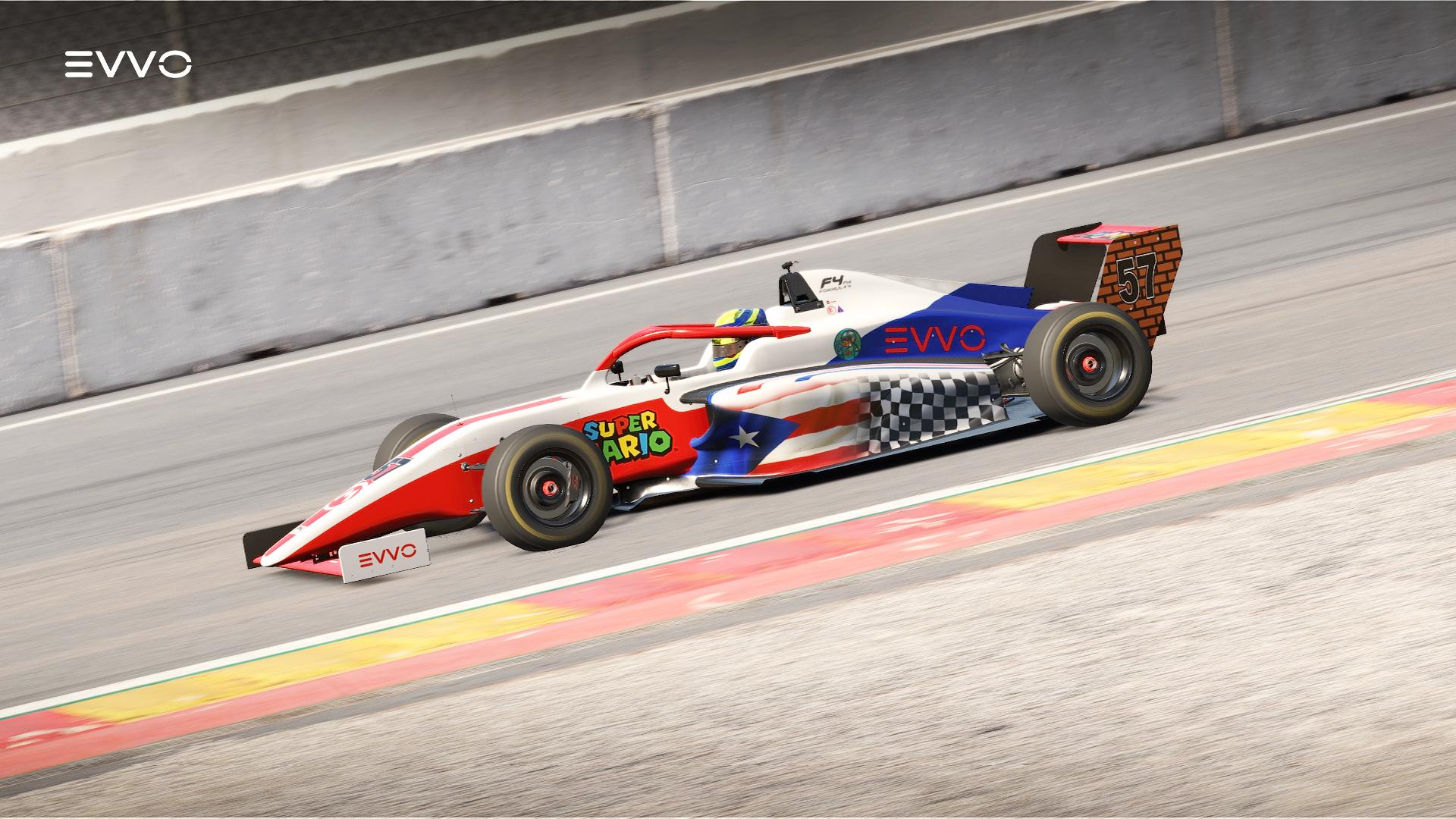 EVVO - Mario Custom Livery White by Paco Ramos - Trading Paints