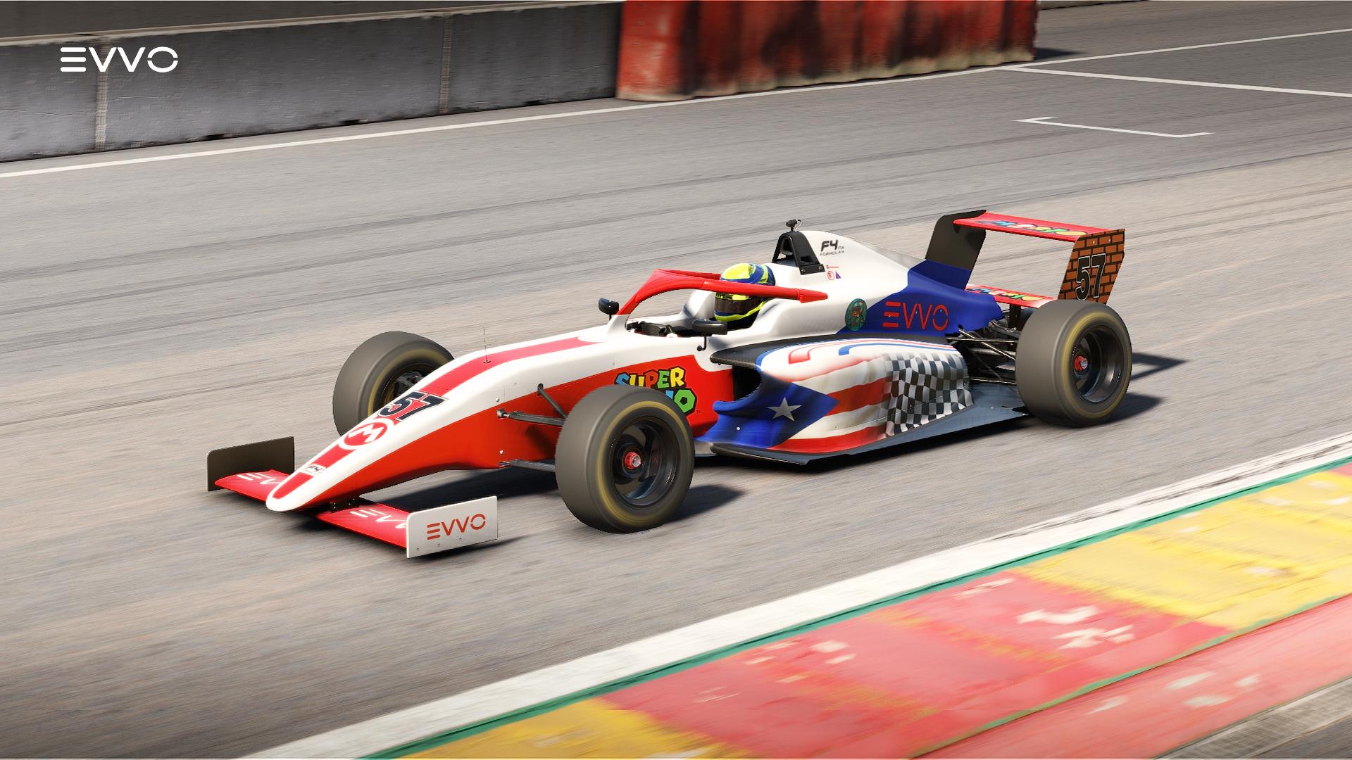 EVVO - Mario Custom Livery White by Paco Ramos - Trading Paints