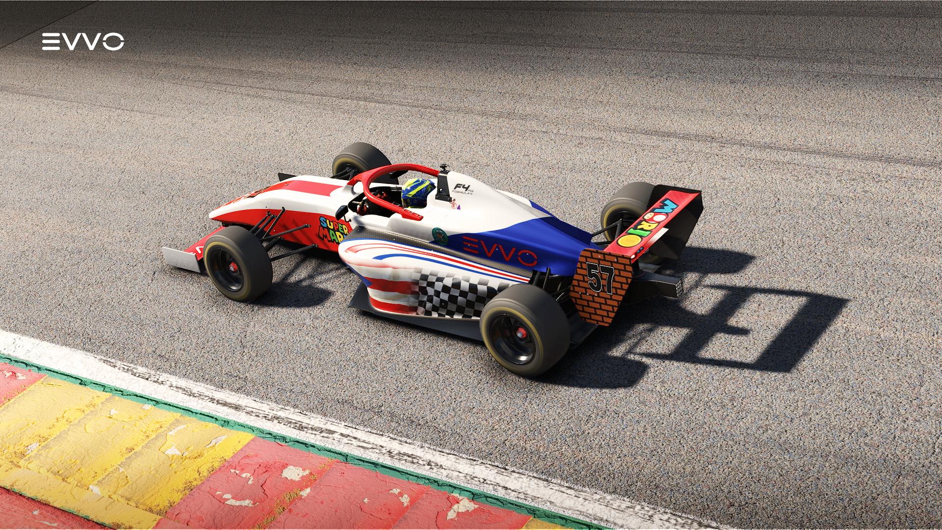 EVVO - Mario Custom Livery White by Paco Ramos - Trading Paints