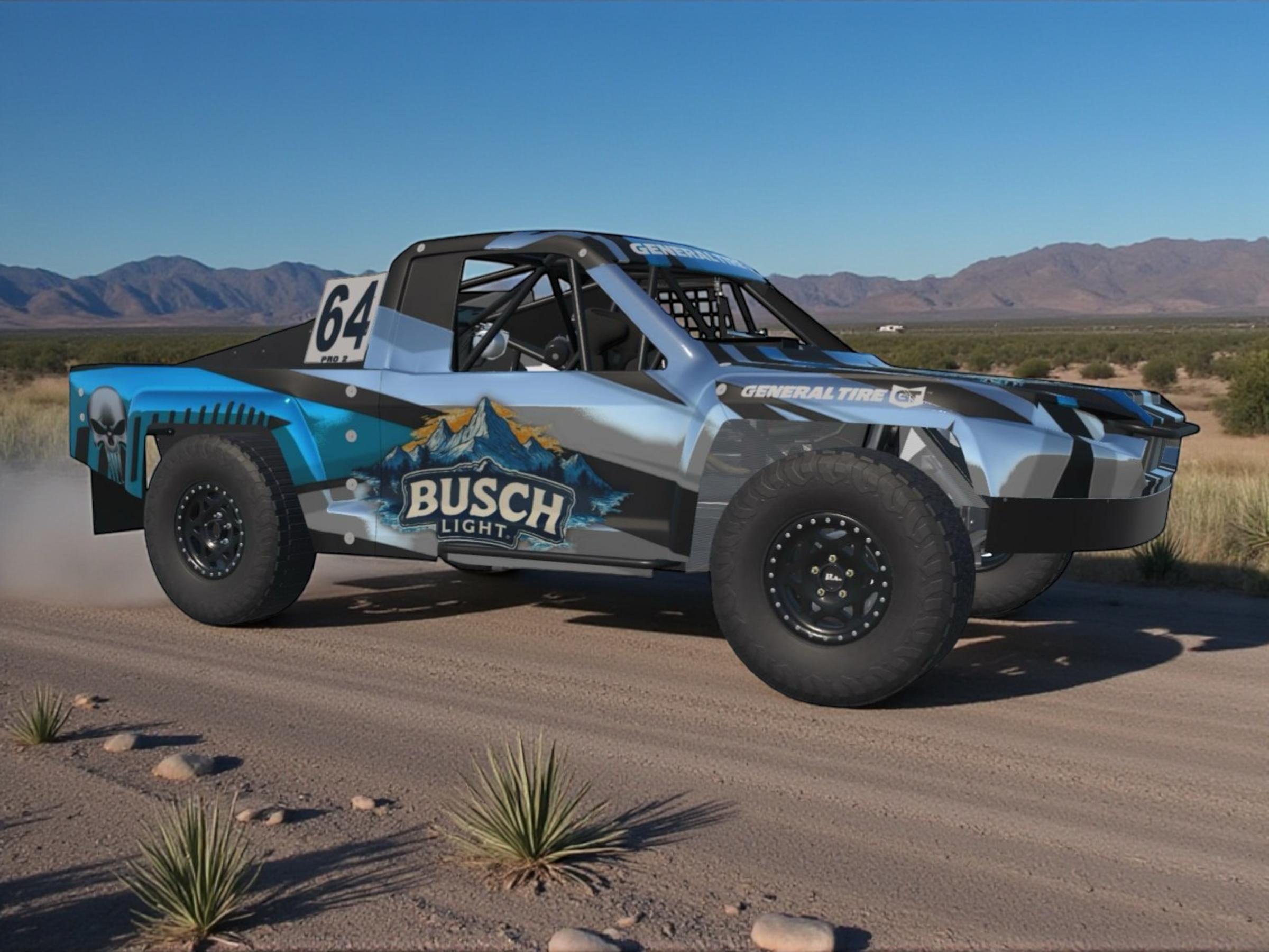 Busch Light chromatic pro lite truck 2 by Billy Kuyoth - Trading Paints