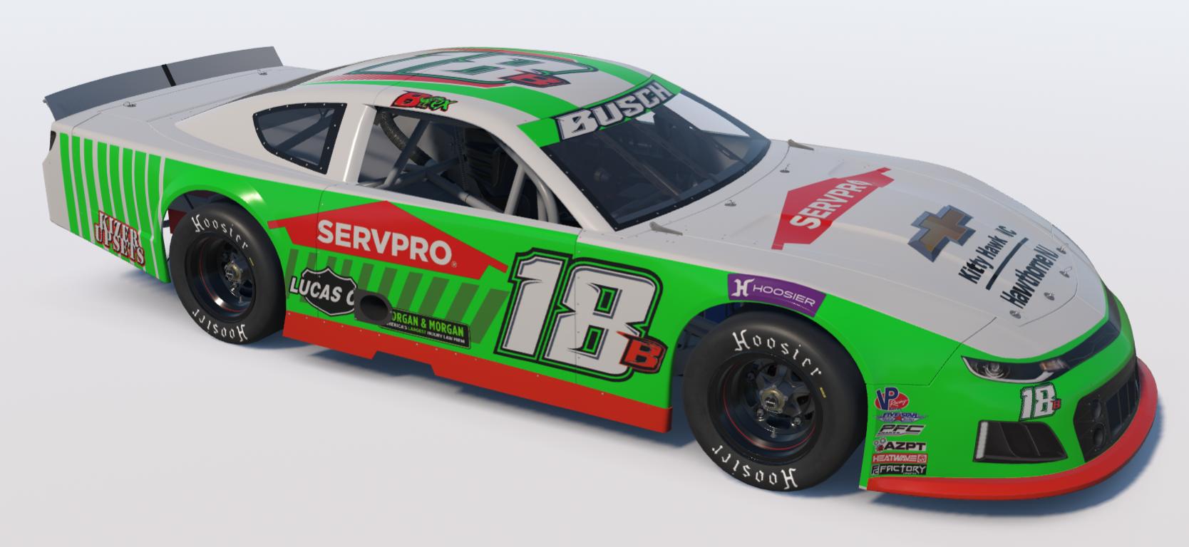 Brexton Busch Late Model by Aiden Kizer - Trading Paints