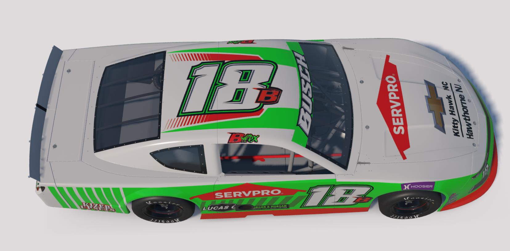 Brexton Busch Late Model by Aiden Kizer - Trading Paints