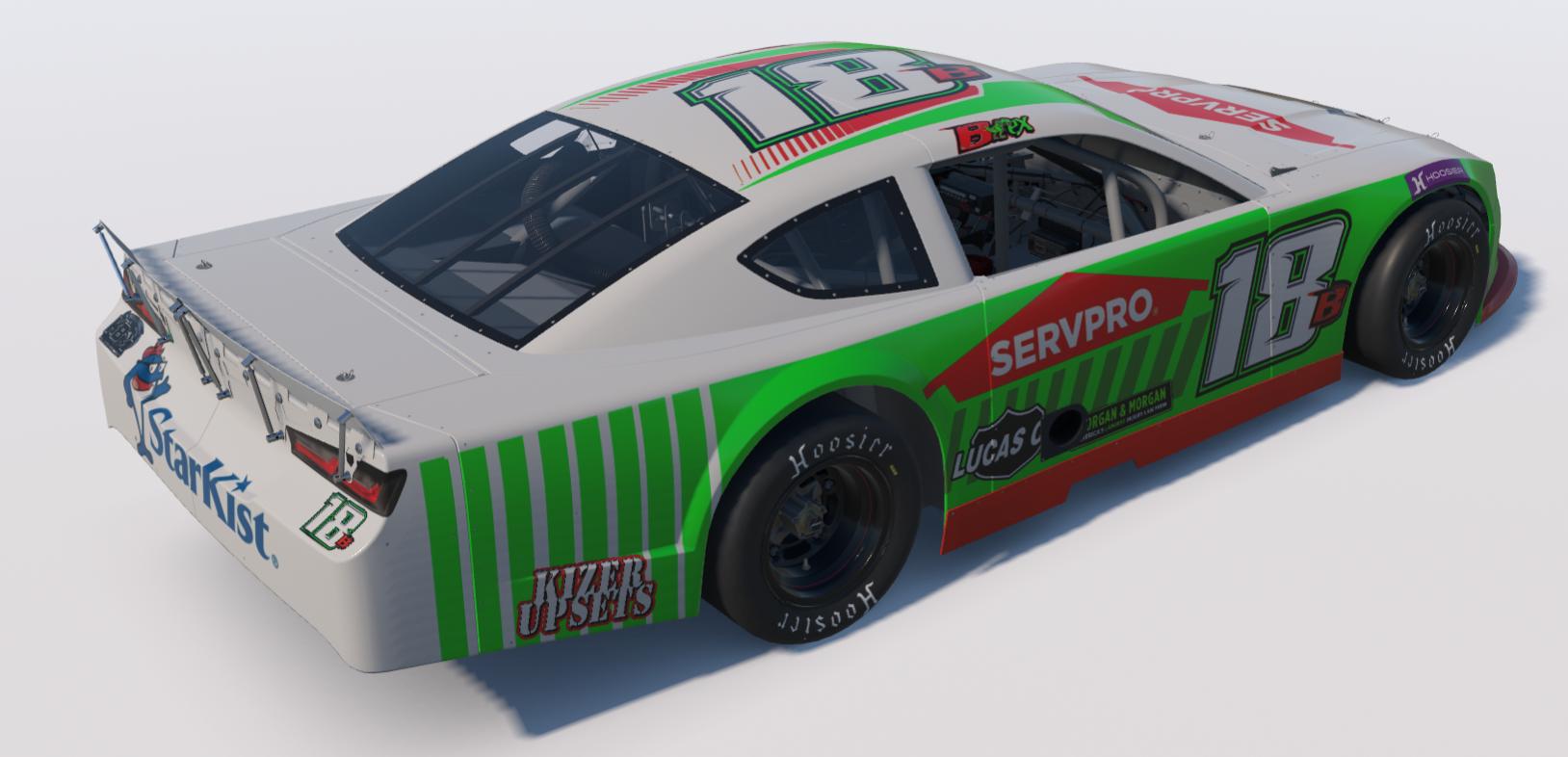 Brexton Busch Late Model by Aiden Kizer - Trading Paints