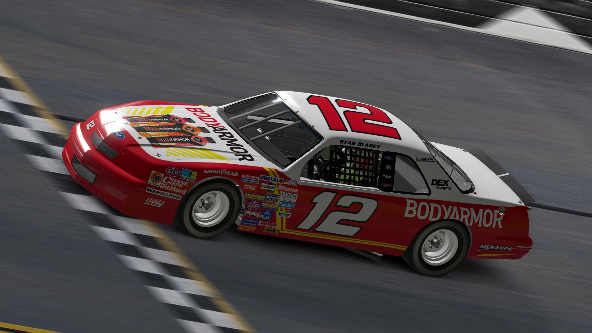 Ryan Blaney Body Armor Thunderbird by William Smith21 - Trading Paints