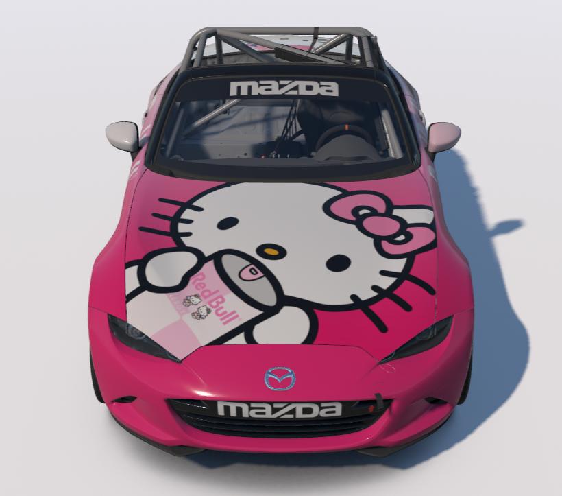 Hello Kitty Red Bull Mazda MX5 by Alexander Barka - Trading Paints