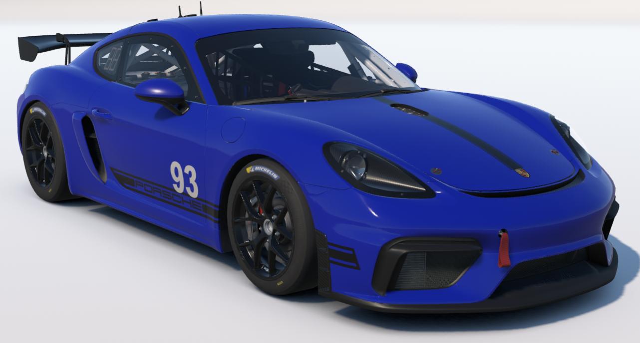 Porsche Voodoo Blue by Brad Younkman - Trading Paints