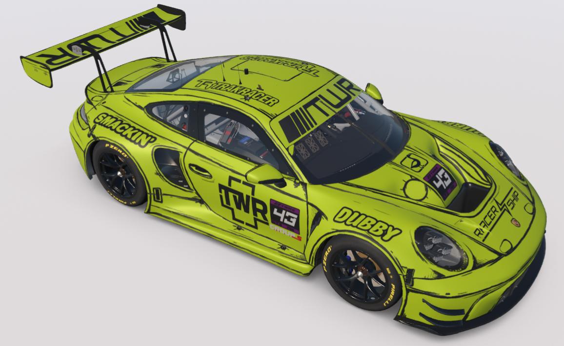 Neon Sketch GT3 – Throttle Works Racing Porsche by Skylar Dailey ...