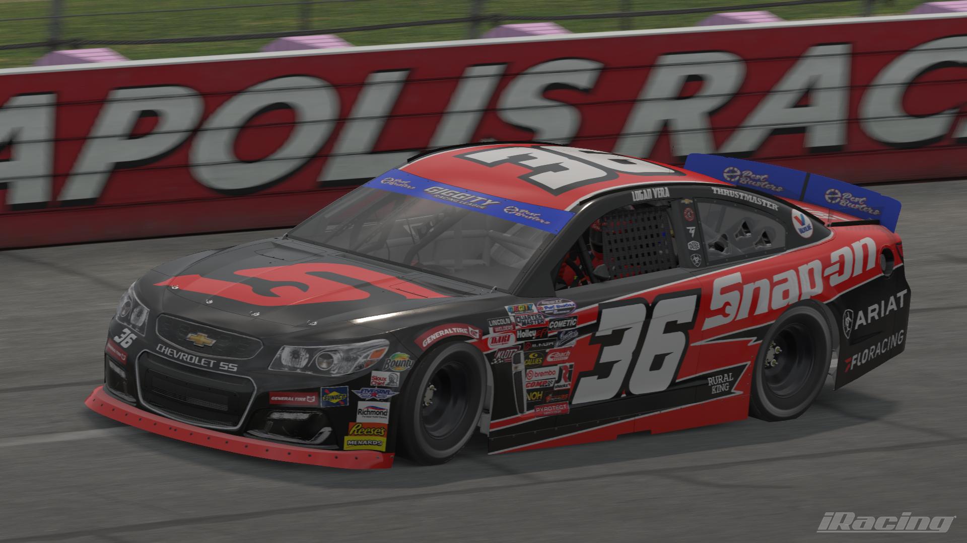 Snap On Arca Chevy With Number by Logan Vera - Trading Paints