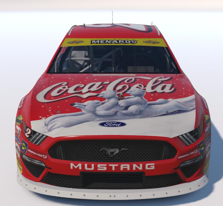Merry Christmas ARCA Ford Mustang by Tyrone Yohe - Trading Paints