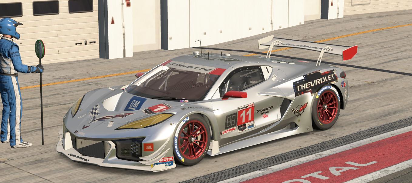Z06 GT3 R Silver GM by Mark Bishop2 - Trading Paints