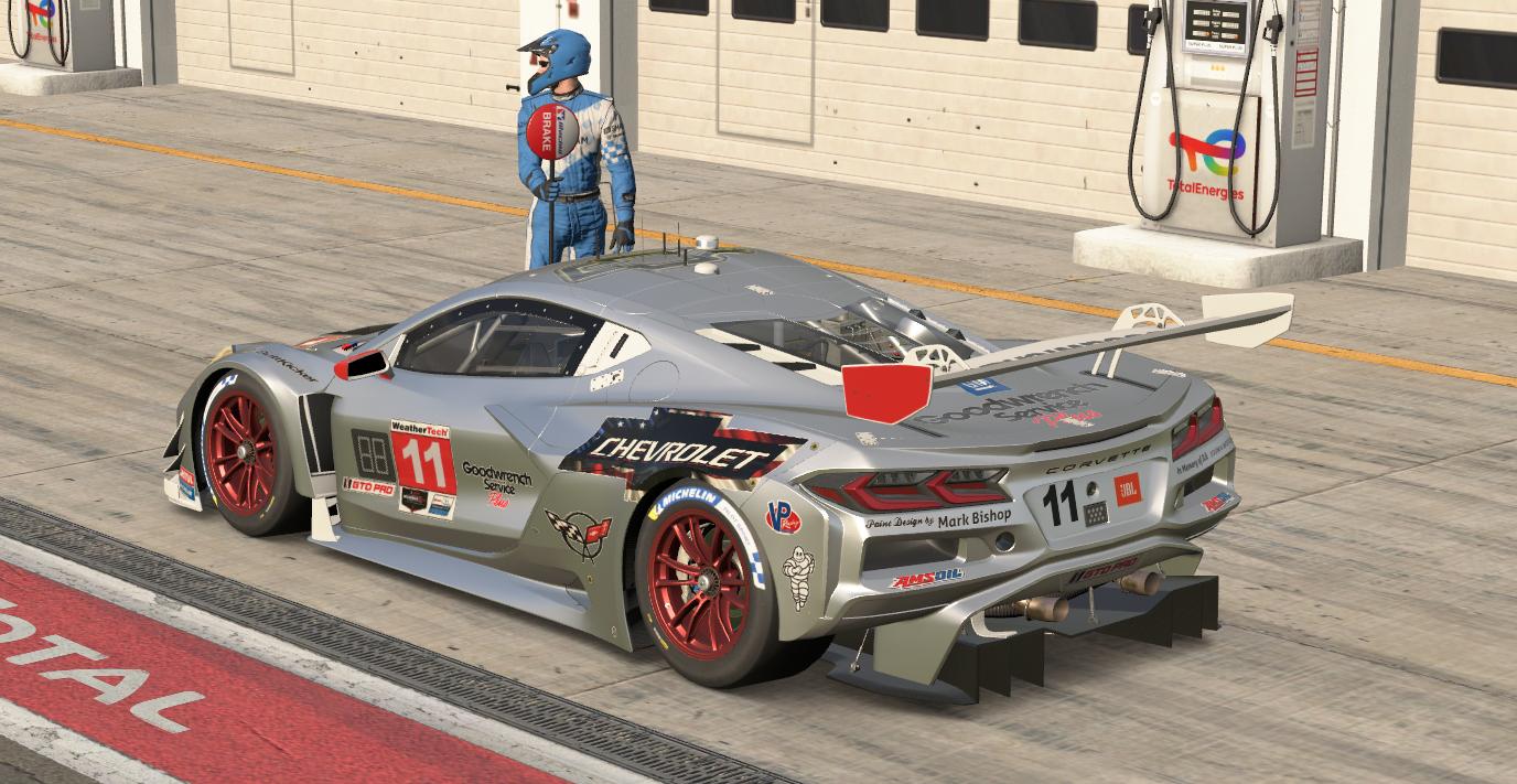 Z06 GT3 R Silver GM by Mark Bishop2 - Trading Paints