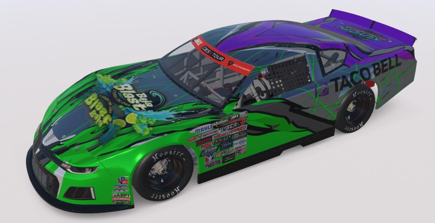 Baja Blast/ Taco Bell Late model stock chromatic by Billy Kuyoth ...