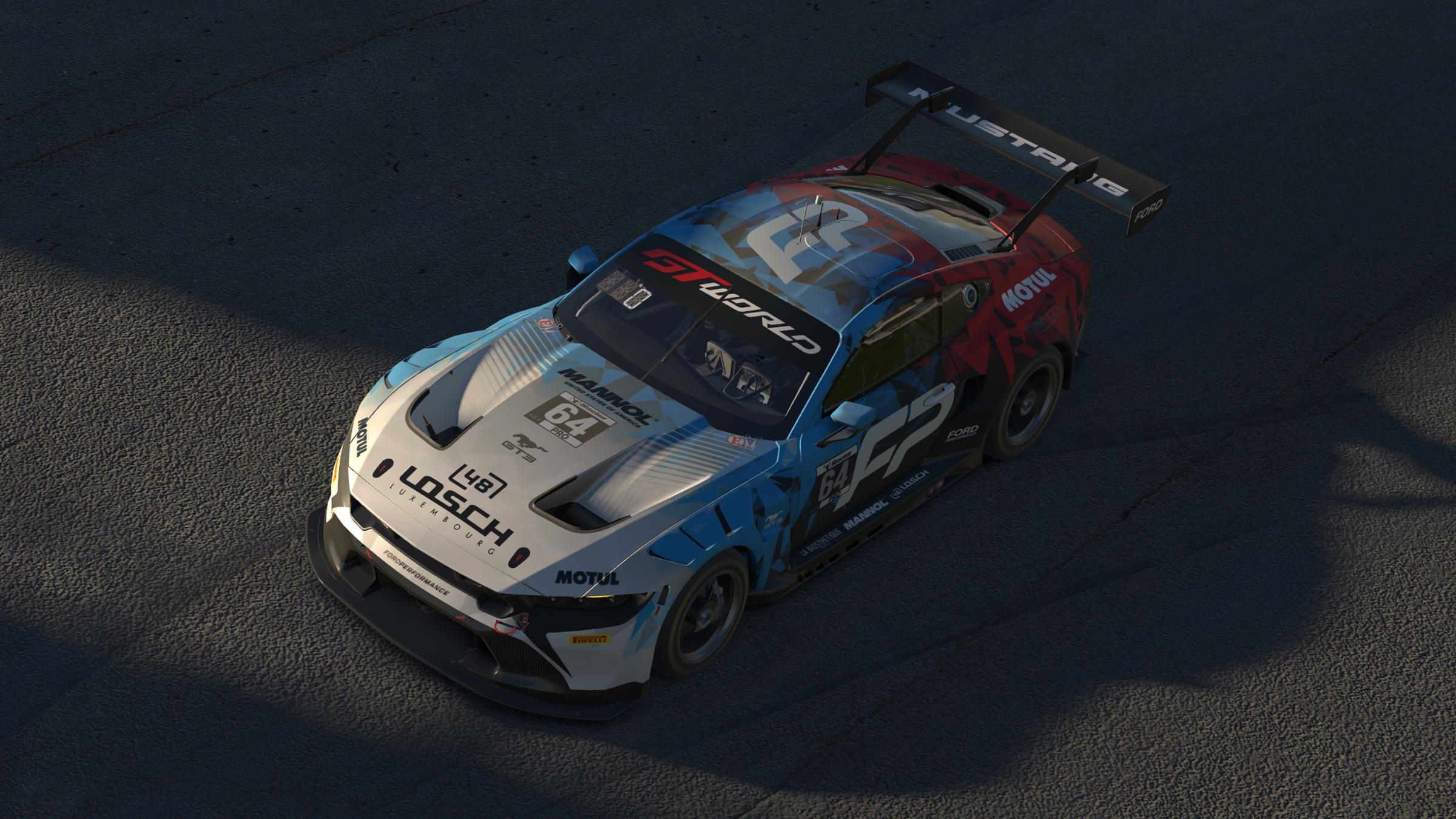 Ford Mustang GT3 - Ford Performance by Rick Van Put - Trading Paints