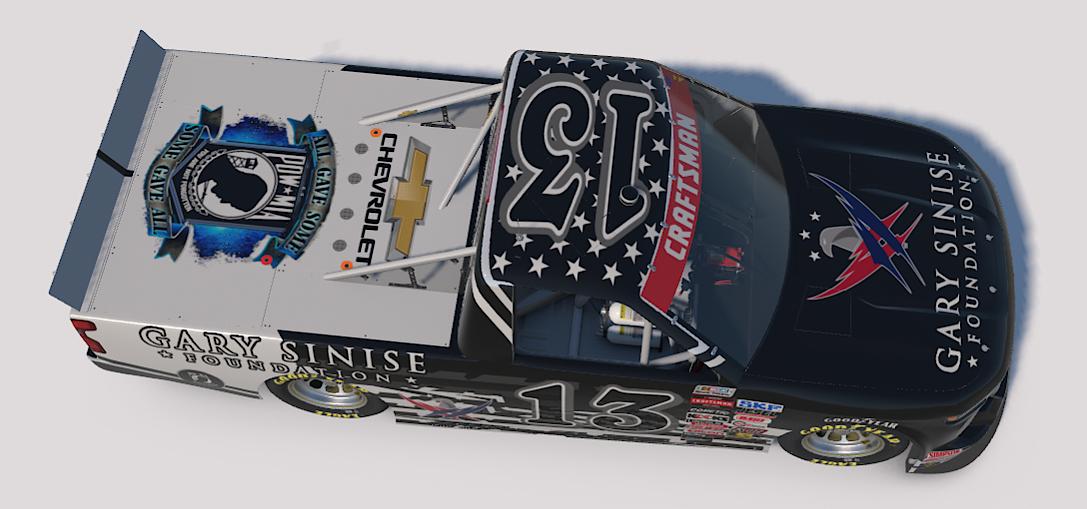 Gary Sinise Foundation Chevy Truck by Zane Rutherford - Trading Paints
