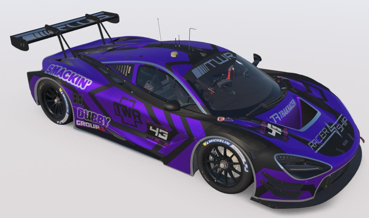 TWR Midnight Surge – McLaren 720S GT3 by Skylar Dailey - Trading Paints