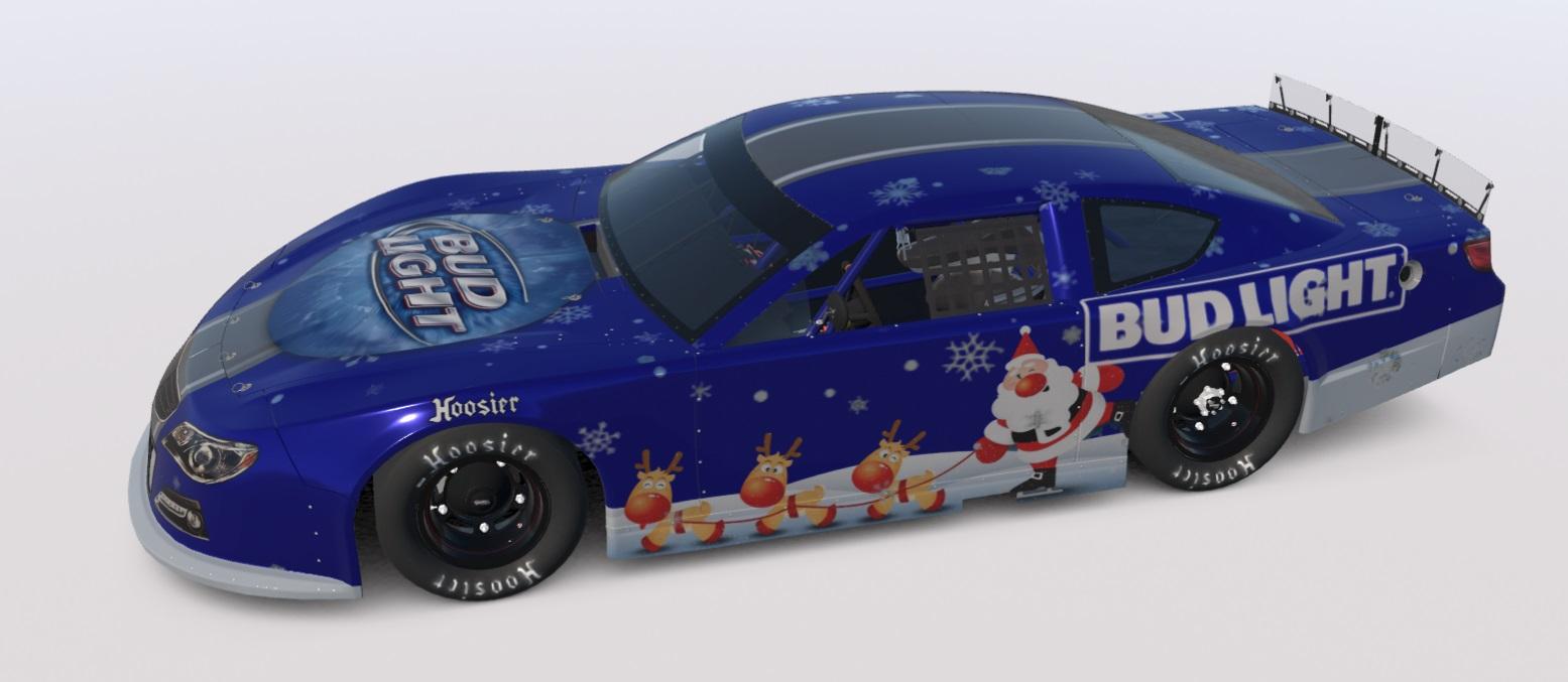 Bud Light Christmas metallic Super Late by Billy Kuyoth - Trading Paints