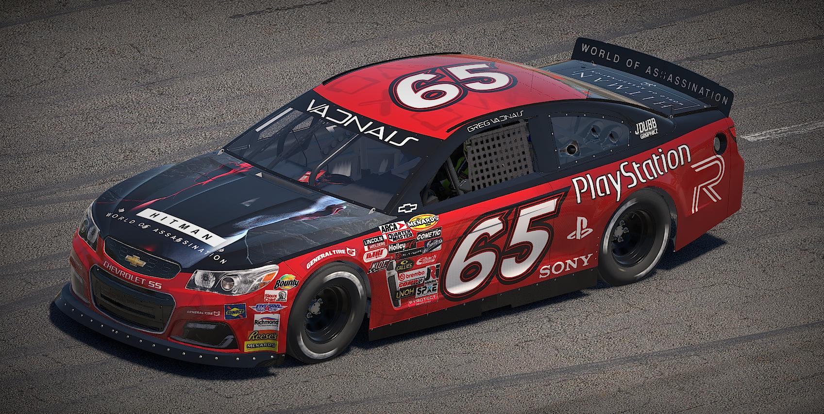 Greg Vadnais / Playstation Hitman ARCA Chevy SS / #65 by Joshua Wright3 ...