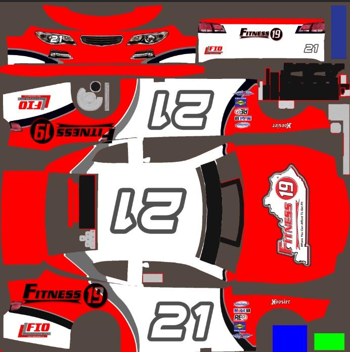 Super Late Model by Kevin Croft - Trading Paints