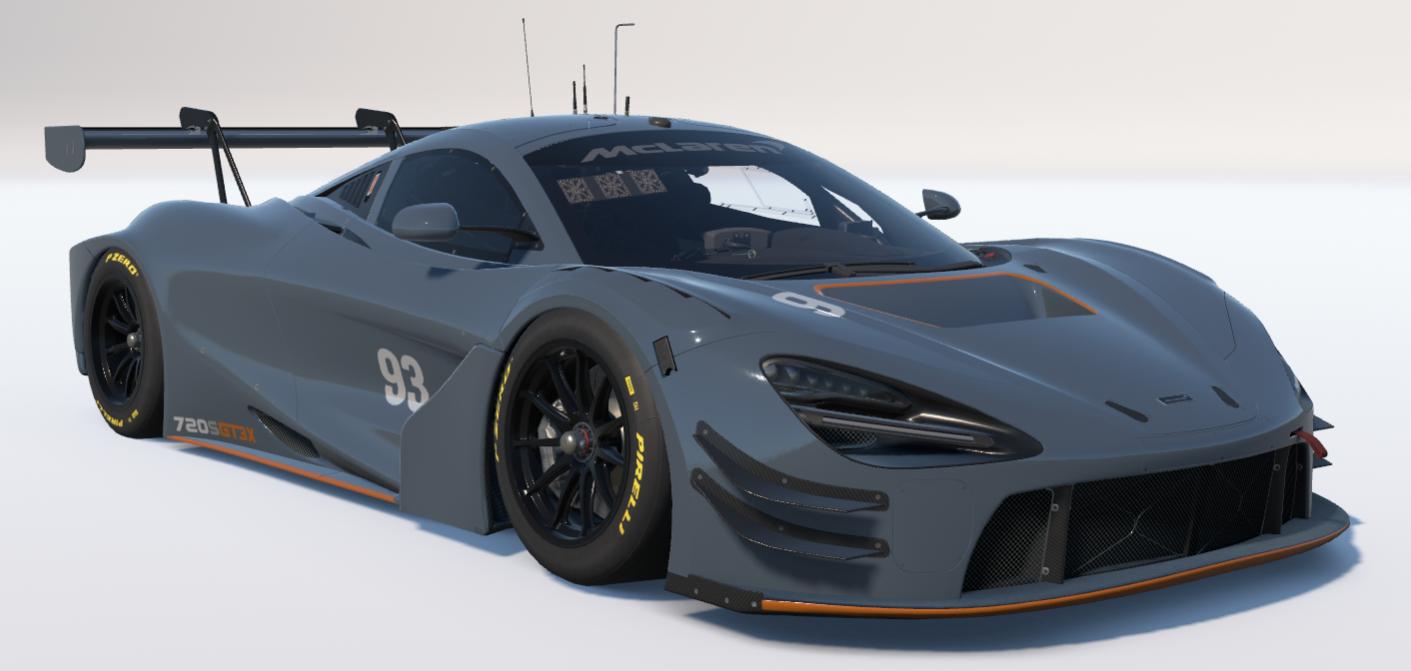 720S GT3X Grey by Brad Younkman - Trading Paints
