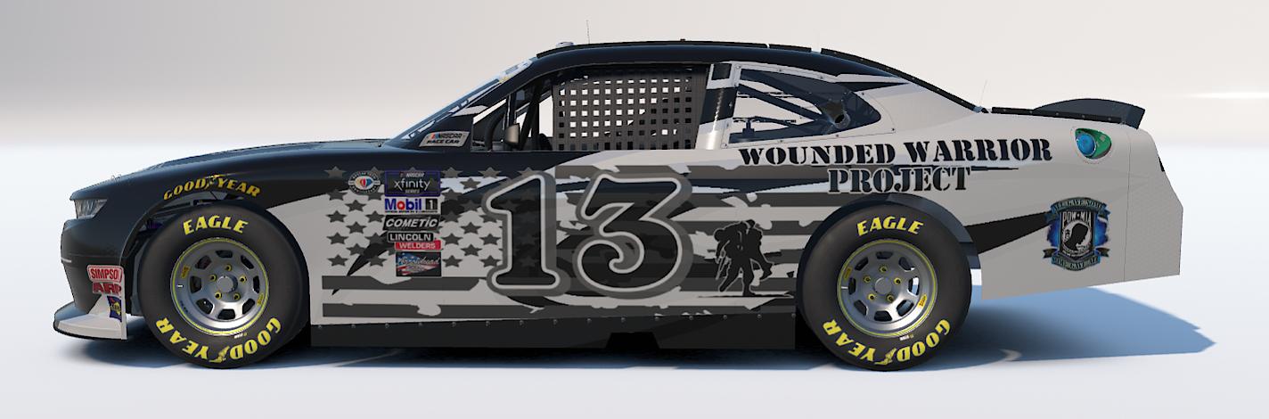 Wounded Warrior Project Xfinity Chevy by Zane Rutherford - Trading Paints