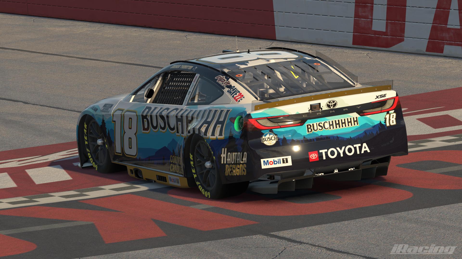 Busch 18 Camry by Jackson Hautala - Trading Paints