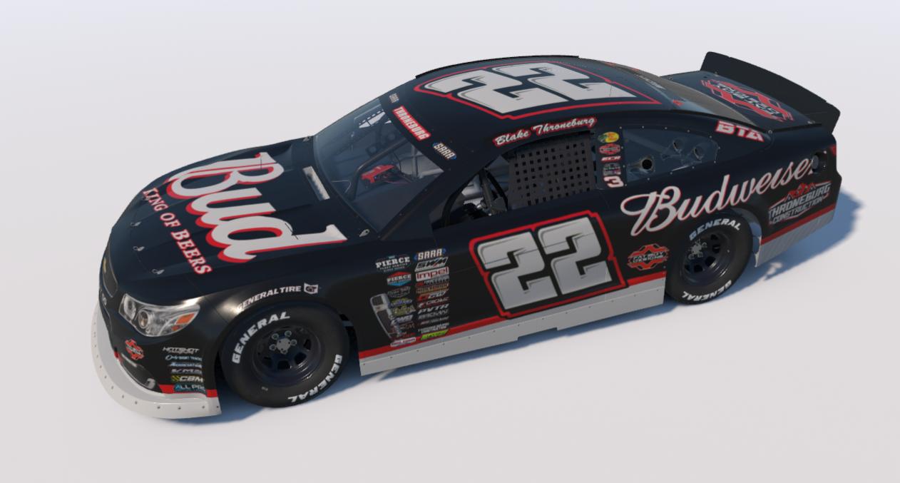 Blake Budweiser Arca Chevy by Brant Mickel - Trading Paints