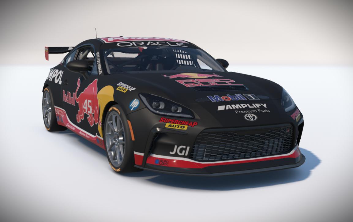 Toyota GR86 AMPOL Red Bull Black by Hallam Cott - Trading Paints