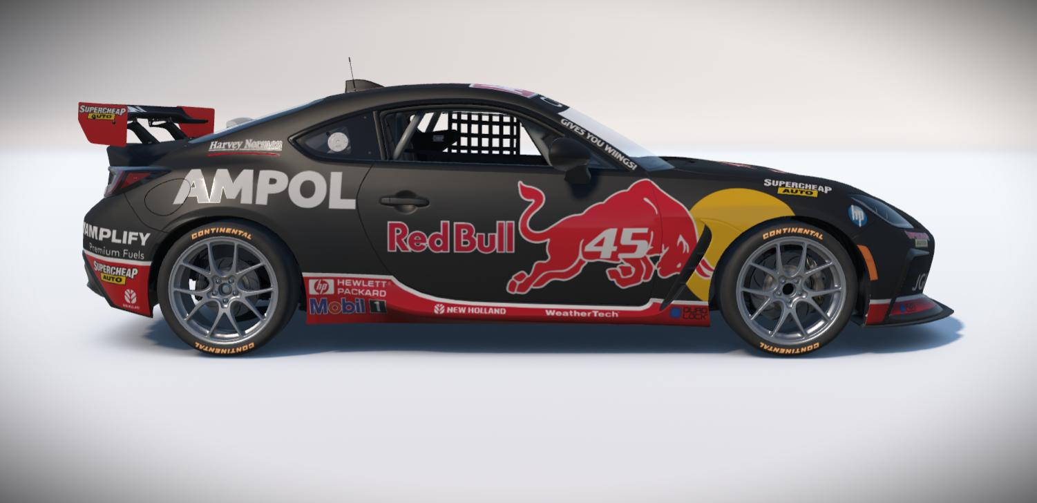 Toyota GR86 AMPOL Red Bull Black by Hallam Cott - Trading Paints