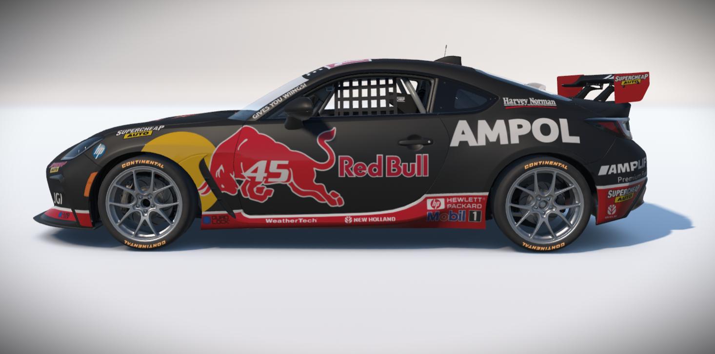 Toyota GR86 AMPOL Red Bull Black by Hallam Cott - Trading Paints