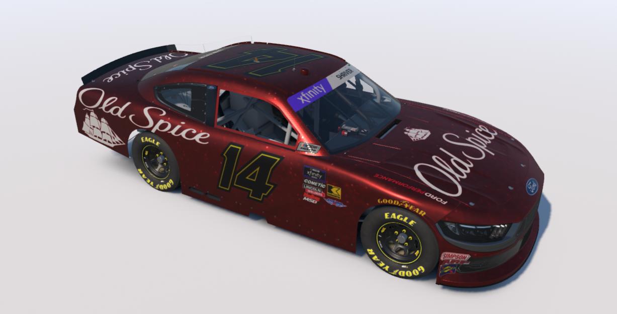 Old Spice (Metallic Glittered) Xfinity Ford by Christian Shriver ...