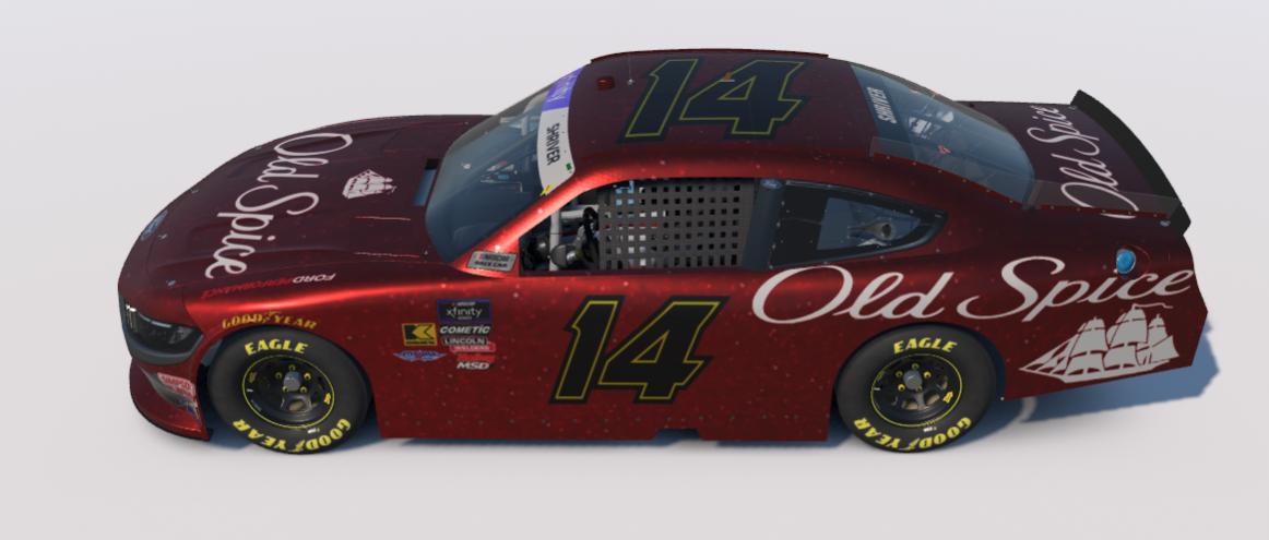 Old Spice (Metallic Glittered) Xfinity Ford by Christian Shriver ...