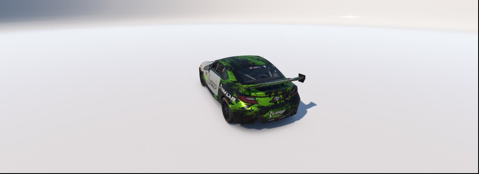 Toyota GR86 AMP Black/Greem Camo Special by Chase Green - Trading Paints