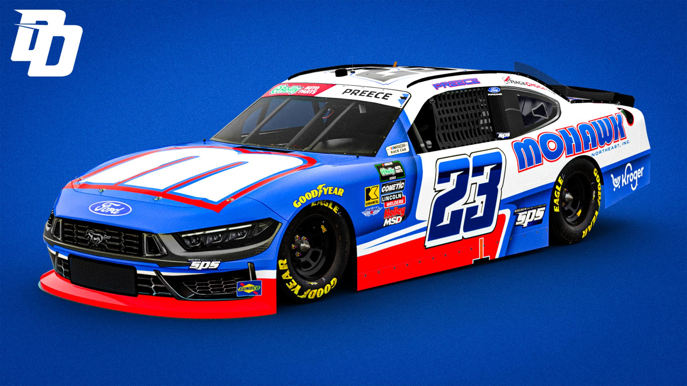 Ryan Preece Mohawk Northeast concept (CUSTOM NUMBERS) by Demarion Robinson - Trading Paints