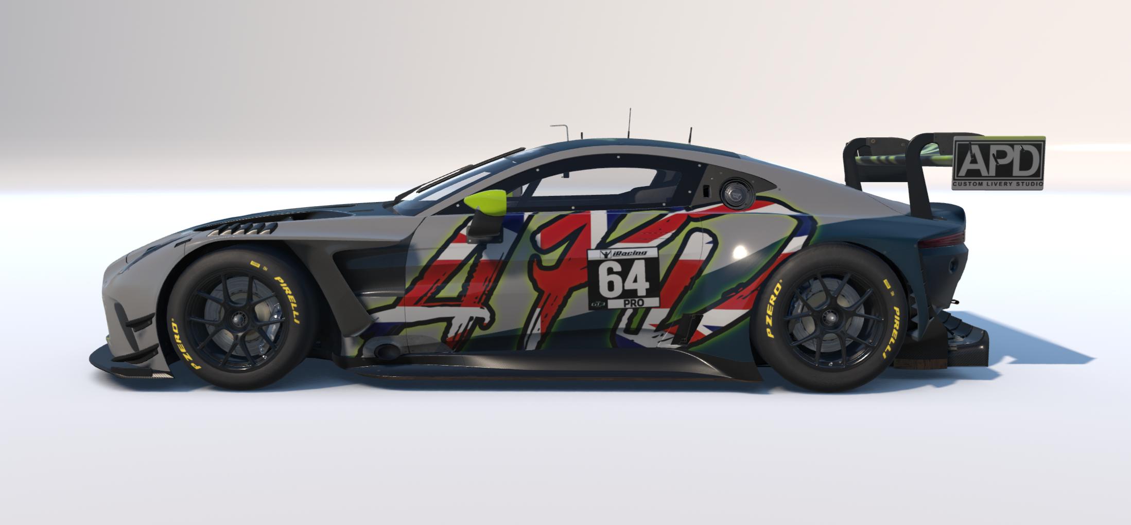 Aston Martin Vantage GT3 EVO APDesigns Livery by Aleix P. - Trading Paints