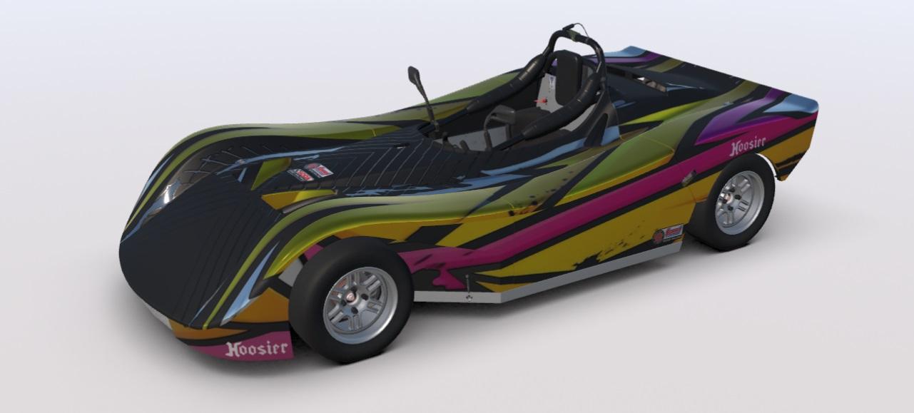 Gold/Purple chrome scca Spec Ford by Billy Kuyoth - Trading Paints