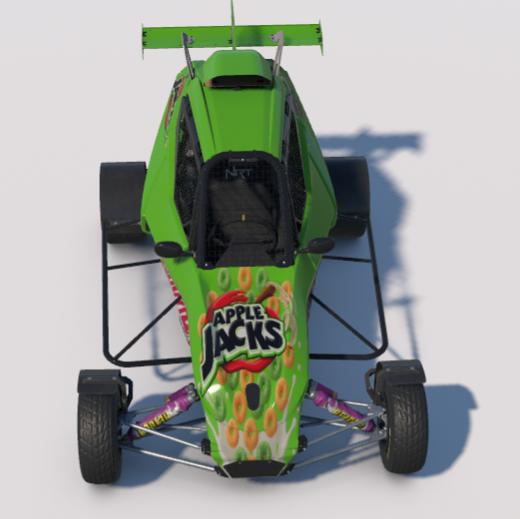 Apple Jacks FIA Cross Car by Christian Shriver - Trading Paints