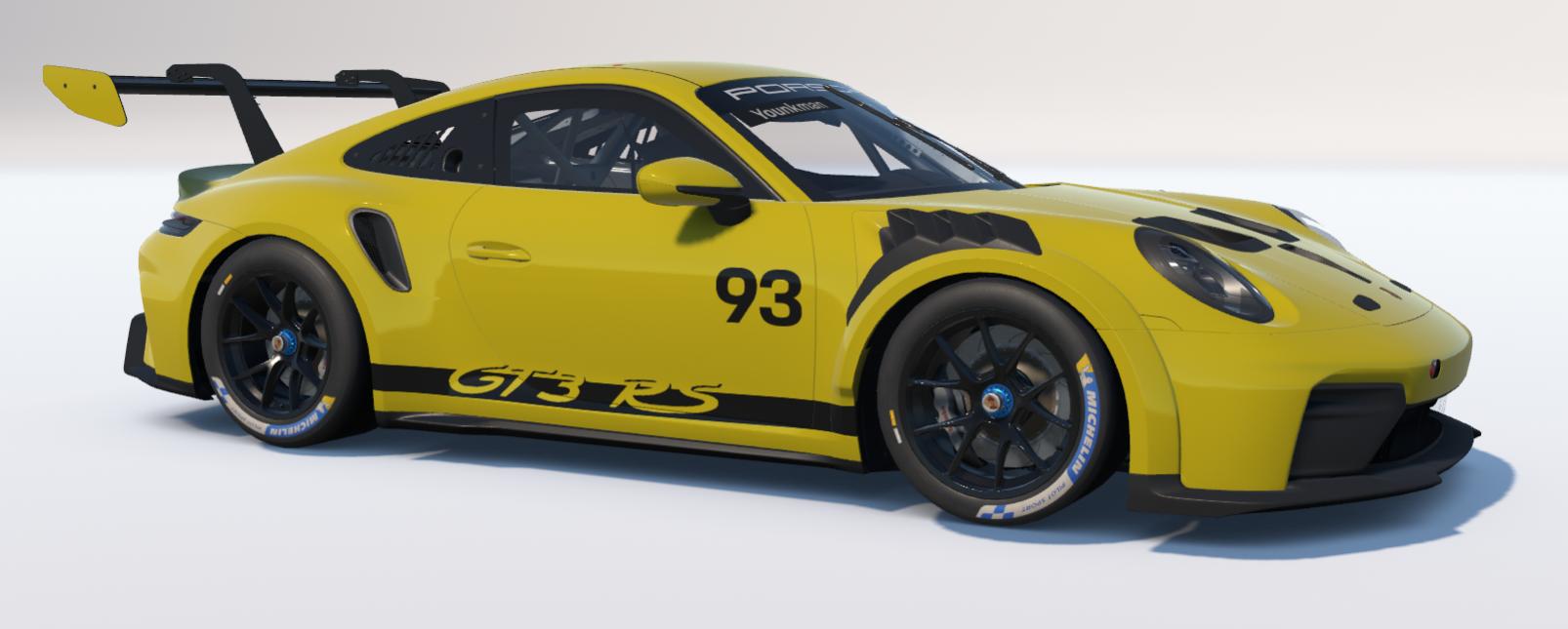 Porsche Racing Yellow by Brad Younkman - Trading Paints
