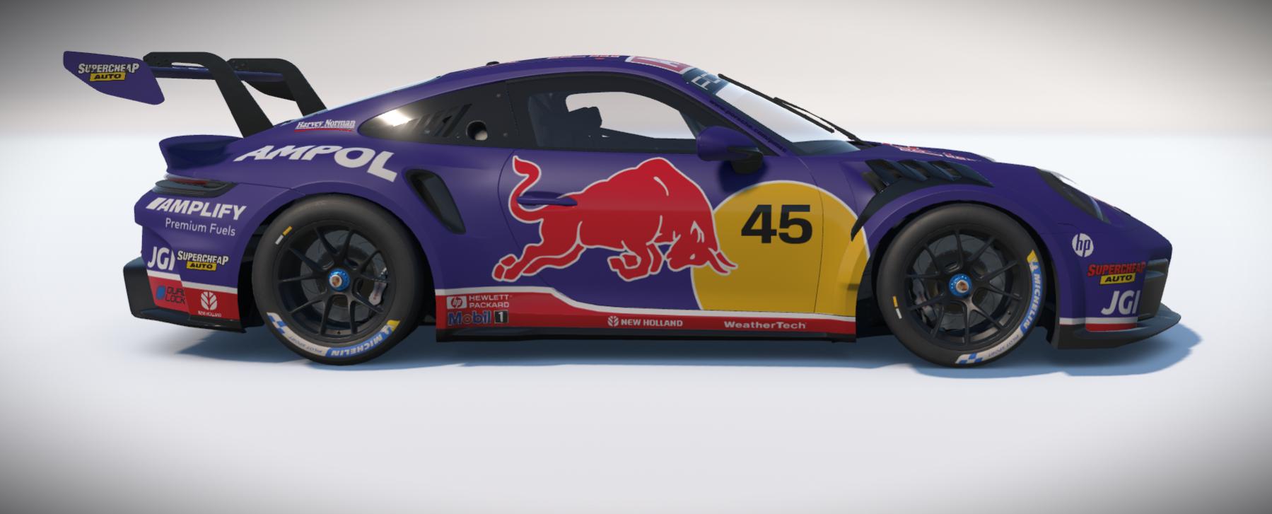 Porsche 911 Cup (992.2) AMPOL Red Bull by Hallam Cott - Trading Paints