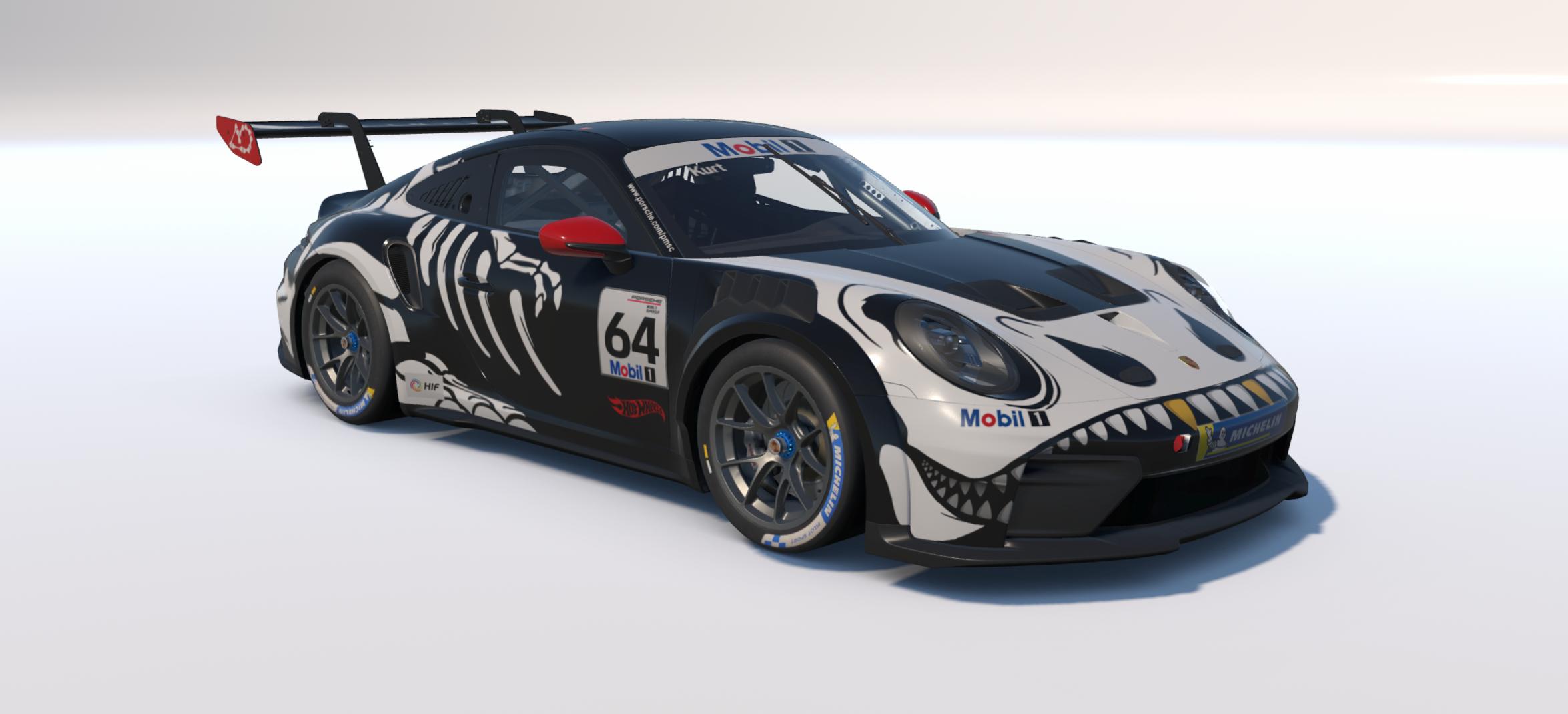Porsche 992.2 GT3 Cup - AO Skeleton Livery by Emre K. - Trading Paints