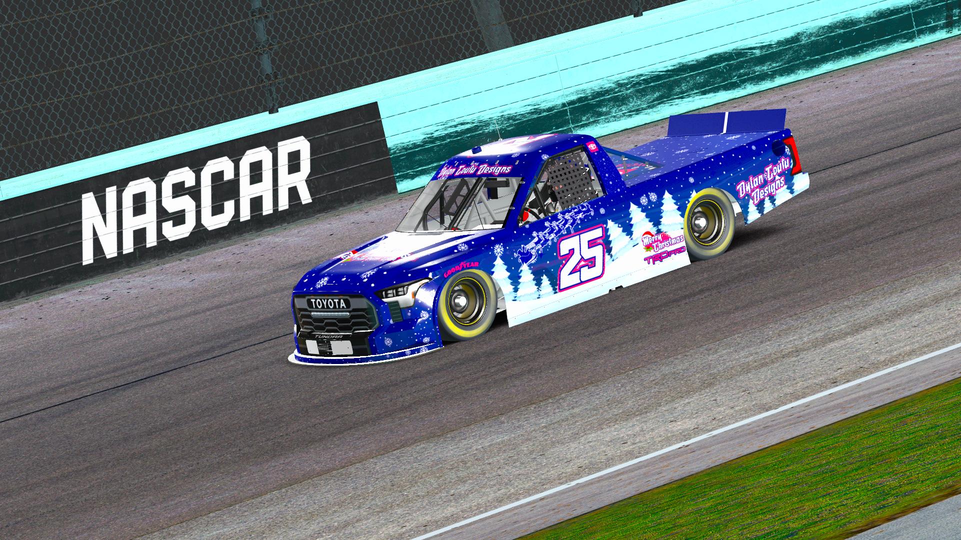 #25 Dylan Coutu Designs Christmas Themed NASCAR Toyota Truck by Dylan ...
