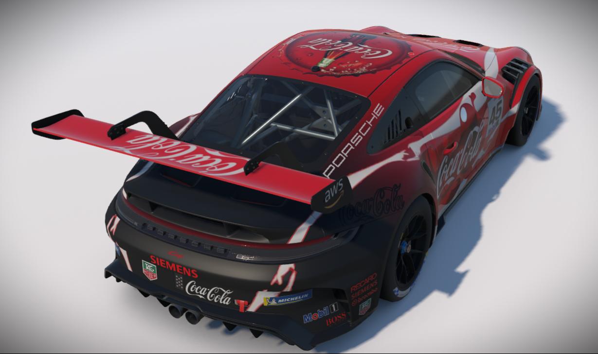 Porsche 911 Cup (992.2) Coca-Cola by Hallam Cott - Trading Paints