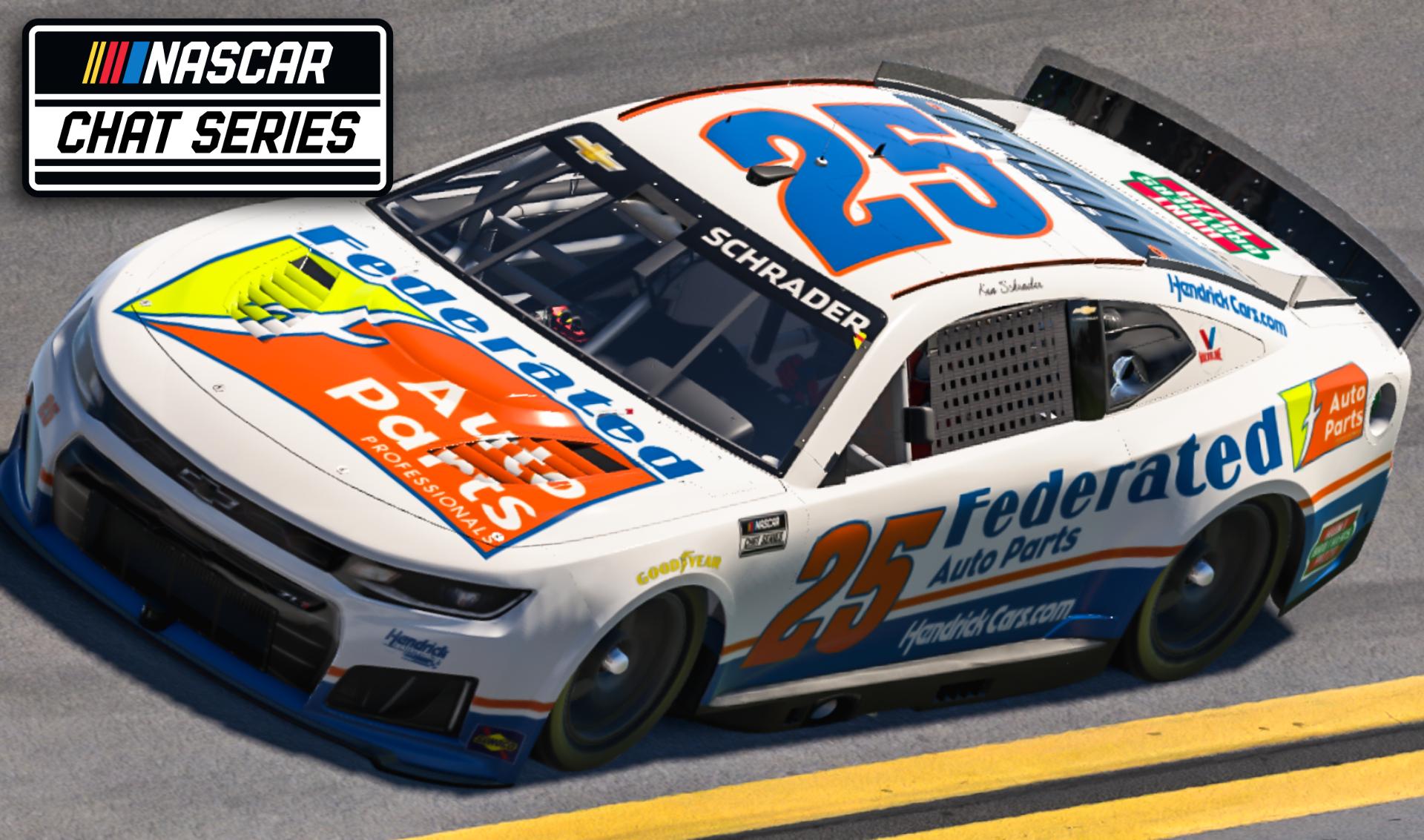 2026 Federated Auto Parts #25 Chevrolet - NASCAR Chat Series Version by ...