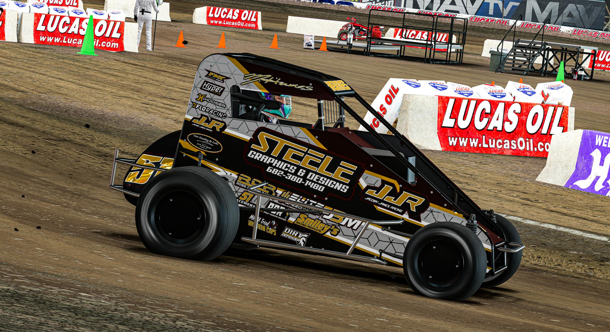 Mike Hermes-#51 by Michael J. Steele - Trading Paints
