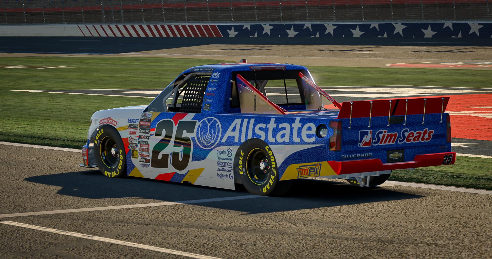 Chris Mackey Allstate Truck by Brandon Kelley4 - Trading Paints